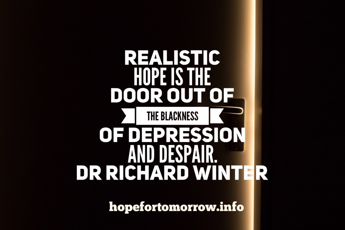 It Takes Courage To Talk About Depression – Hope For Tomorrow